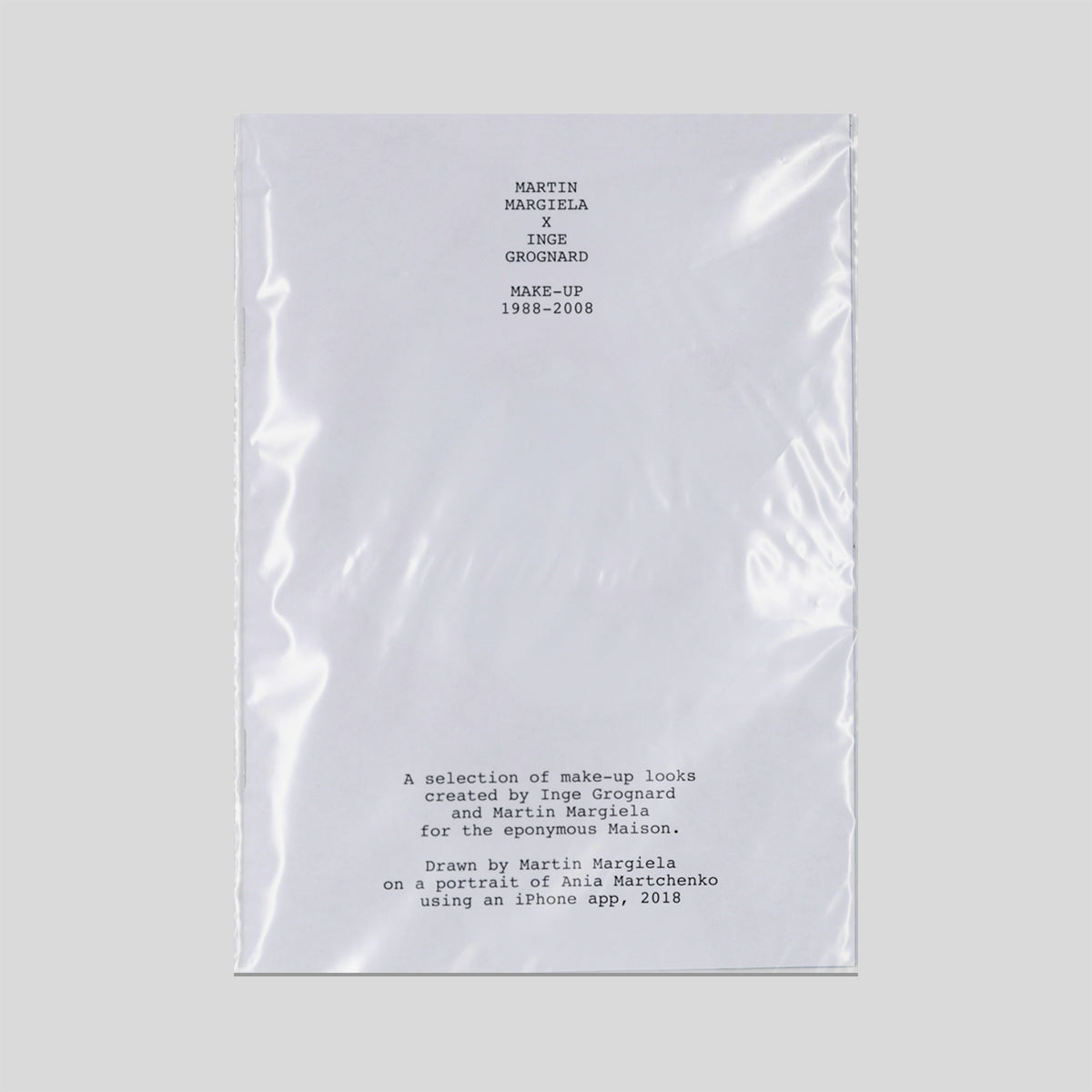 Make-up 1988-2008 - Martin Margiela X Inge Grognard – Cahier Central