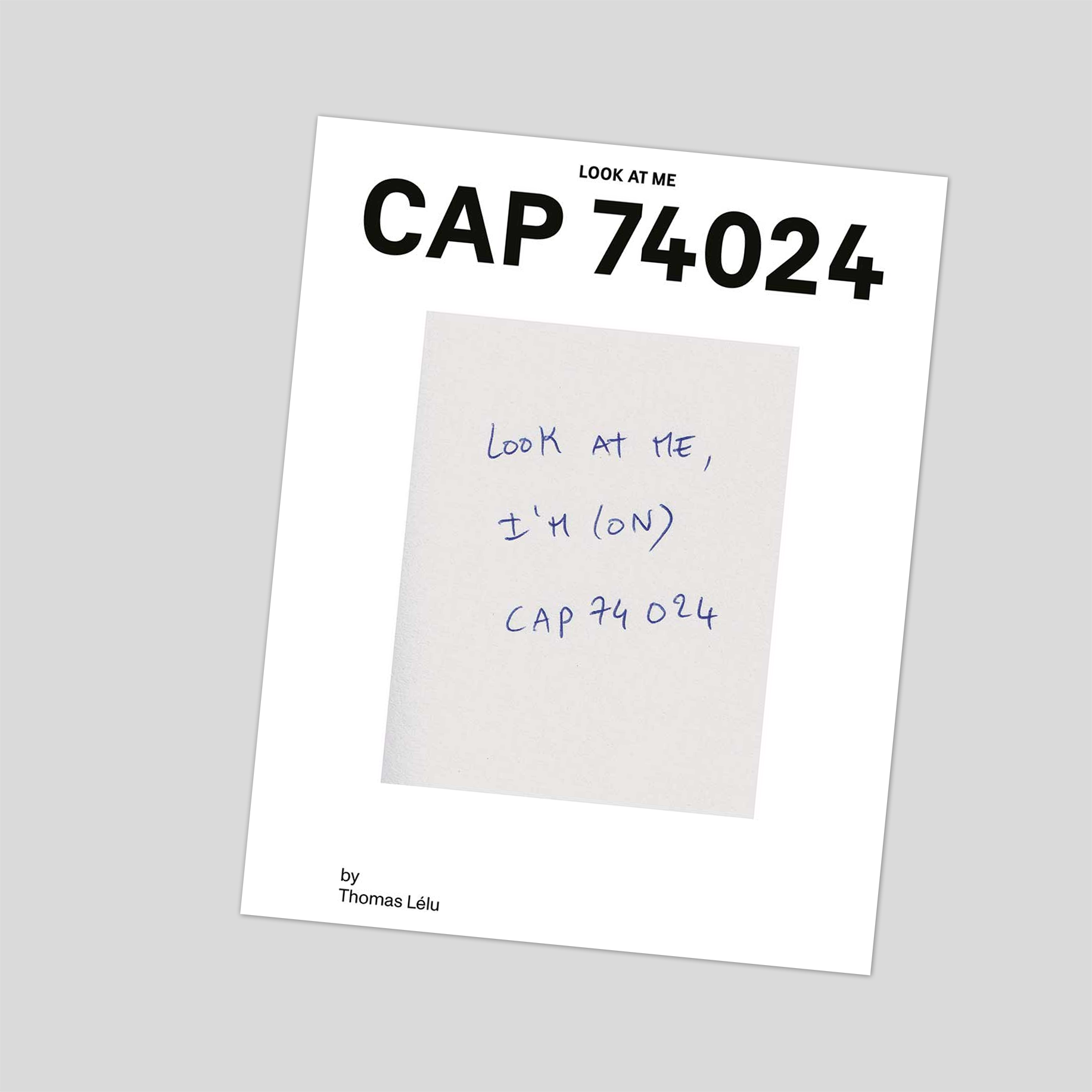 CAP74024 #18 – Cahier Central