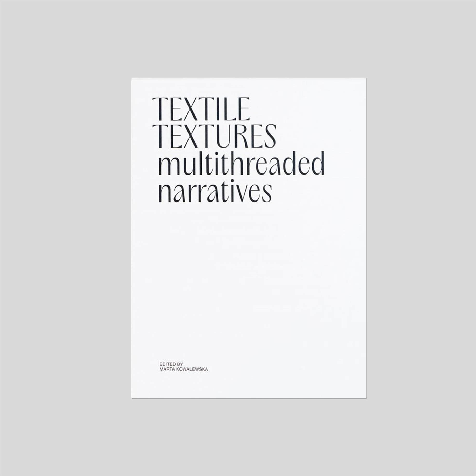 Textile Textures – Cahier Central