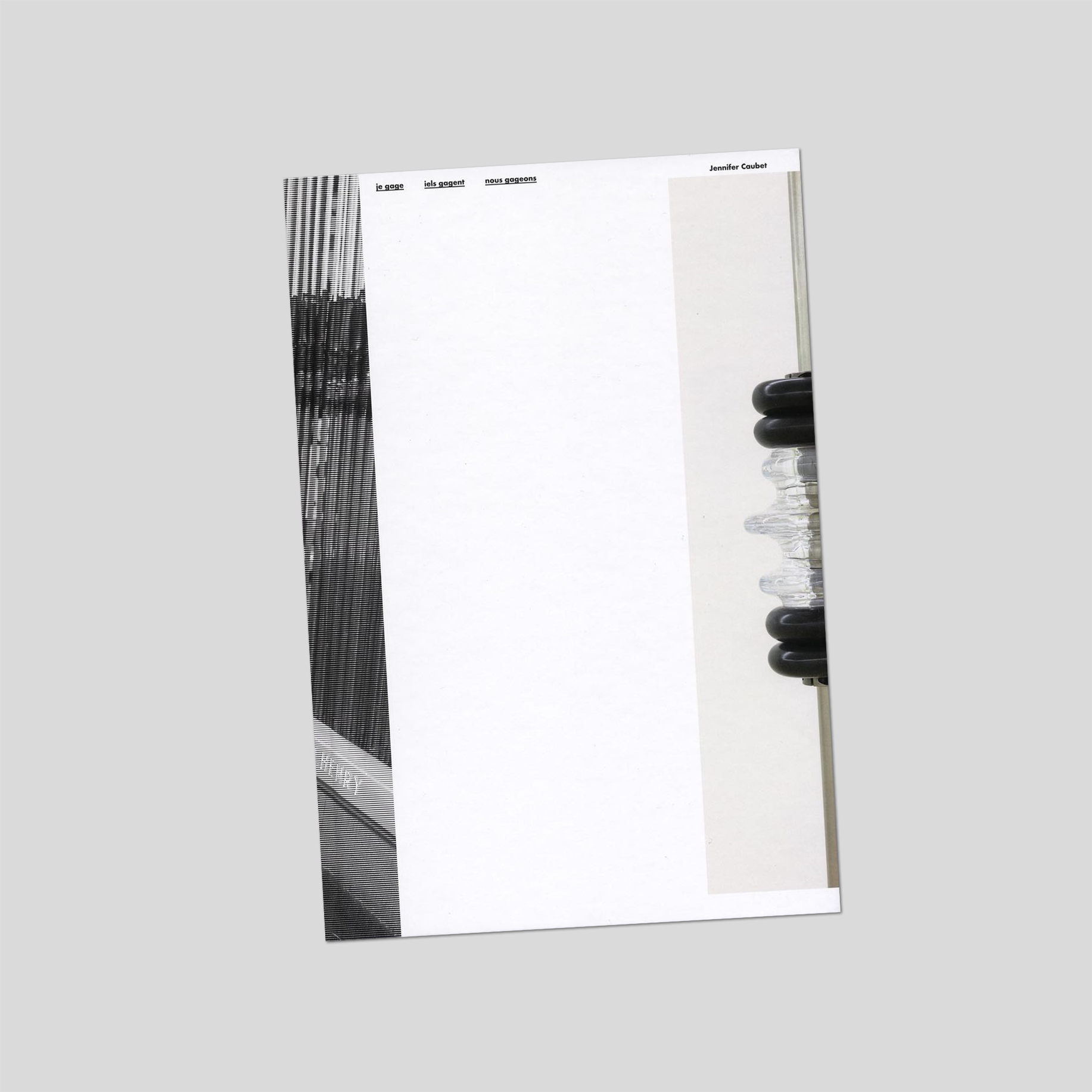 Je gage, iels gagent, nous gageons - Jennifer Caubet – Cahier Central