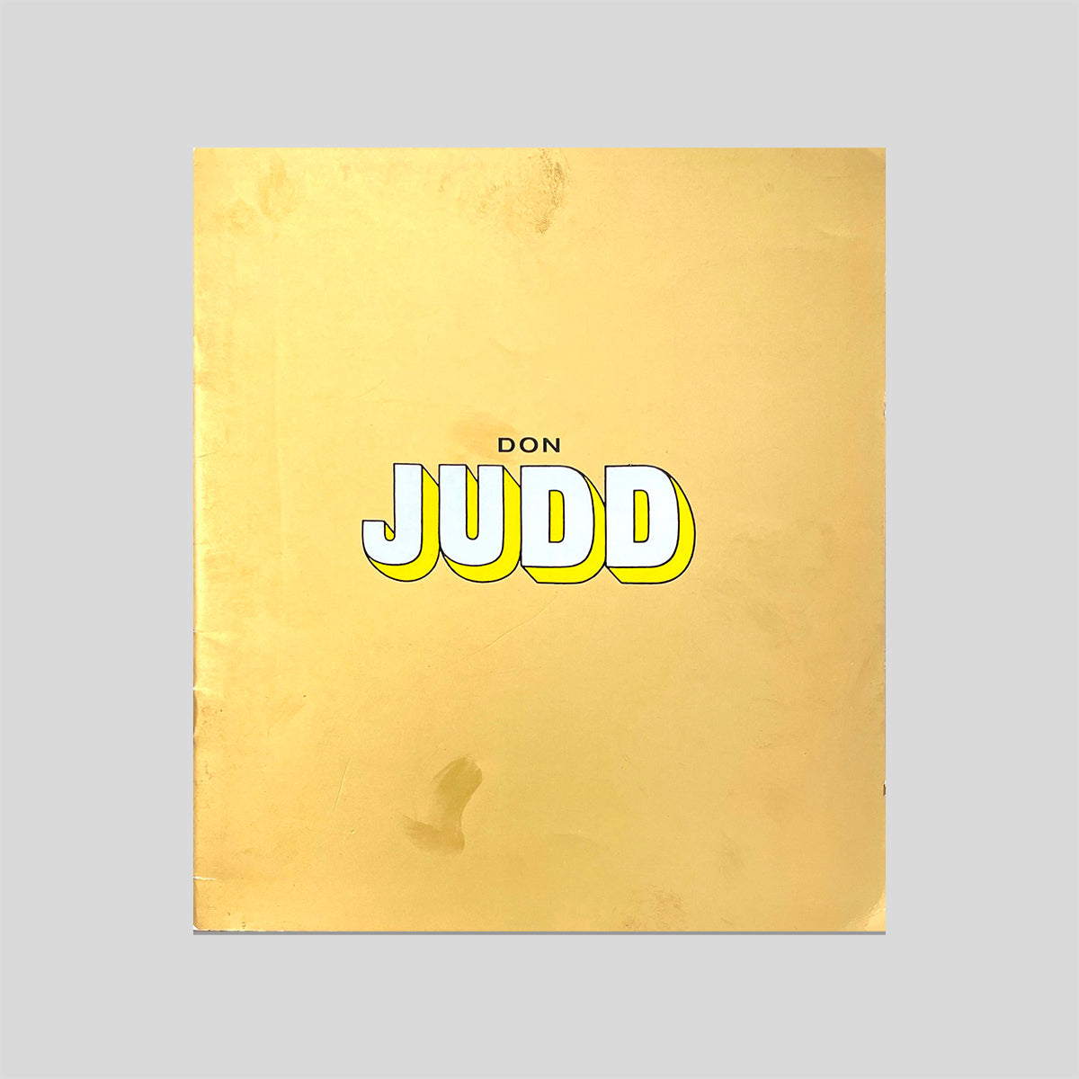 Don Judd – Cahier Central